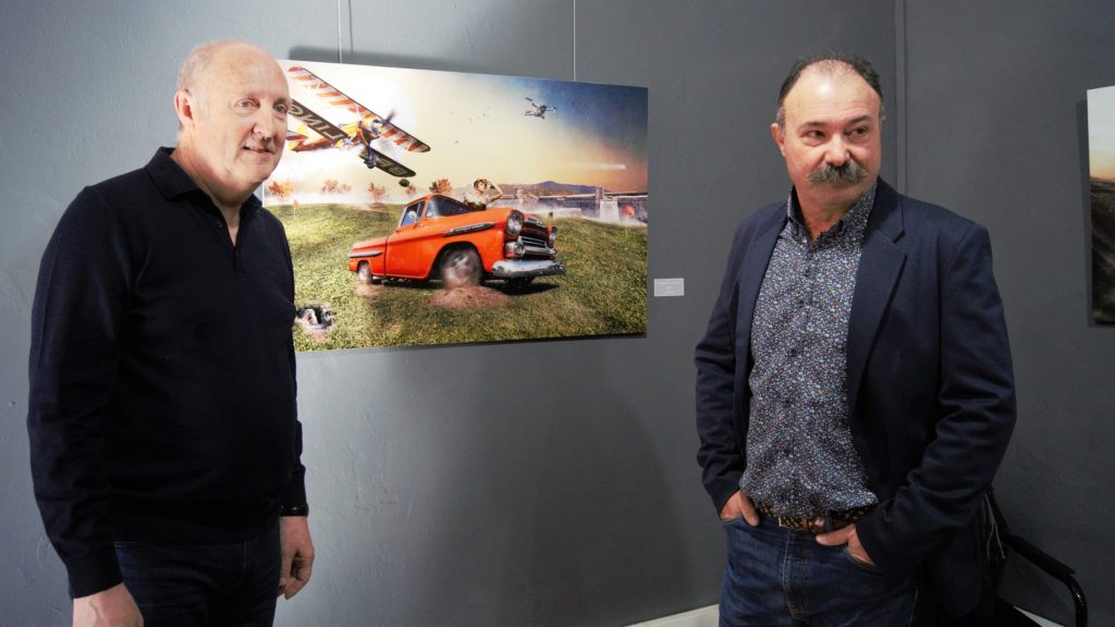 José Ignacio Iguarbe enseña a imaginar lo que se ve en la Ciudadela de Jaca