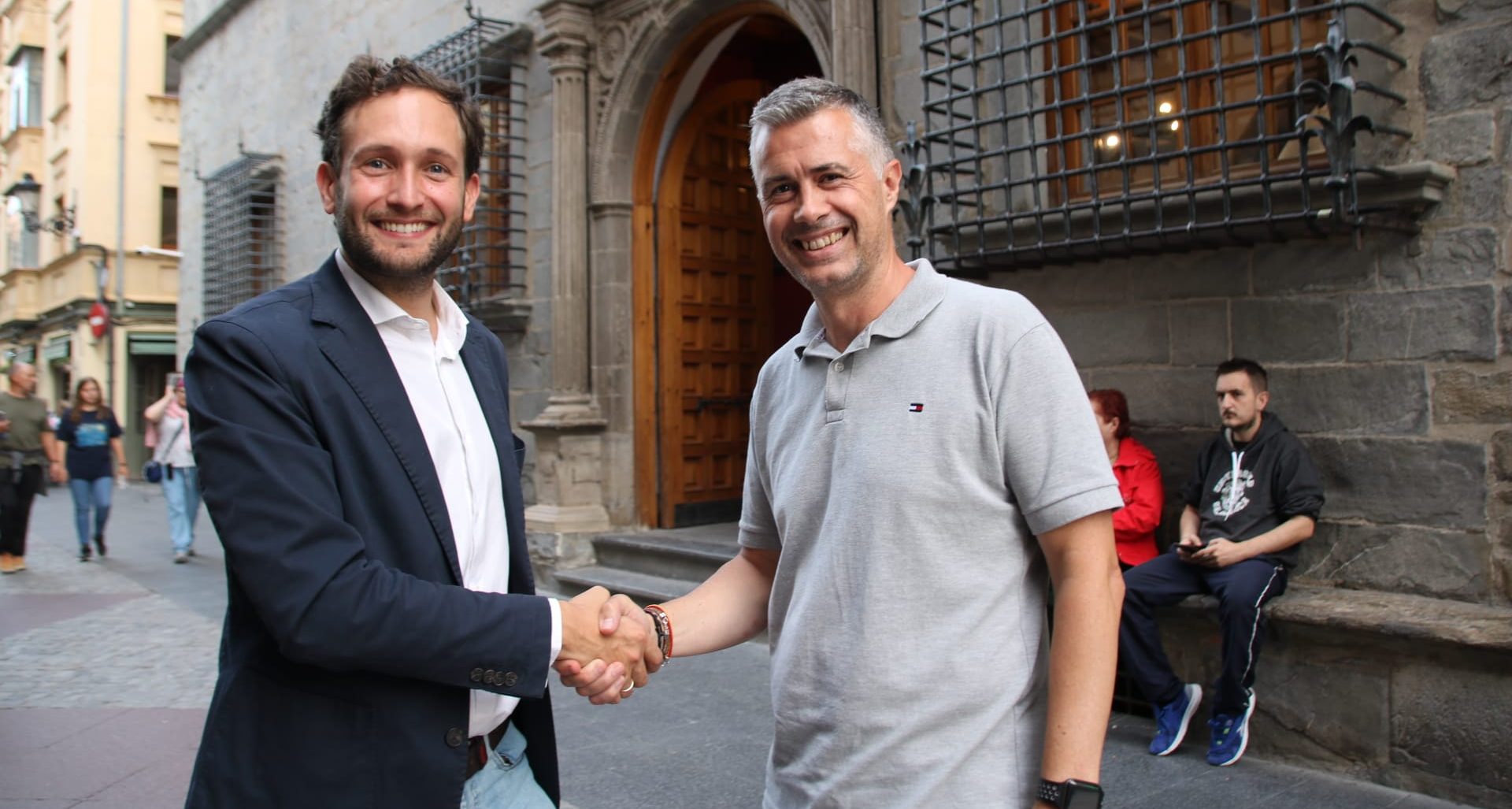 Isaac Claver y Carlos Serrano ponen sobre la mesa varios proyectos para invertir en Jaca